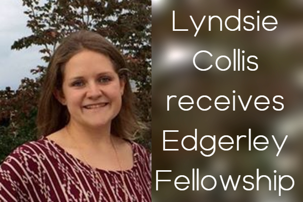 Lyndsie Collis receives Edgerley Fellowship | Aquatic Ecology Laboratory