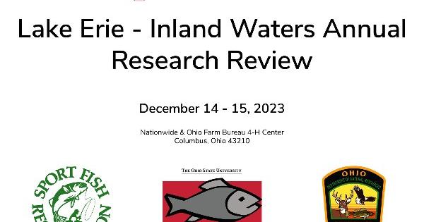 Lake Erie & Inland Waters Research Review | Aquatic Ecology Laboratory