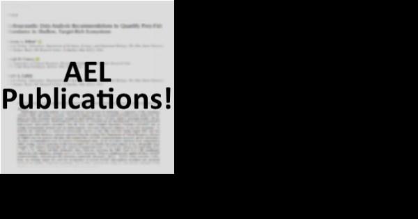 New Publications from the AEL in 2020 | Aquatic Ecology Laboratory